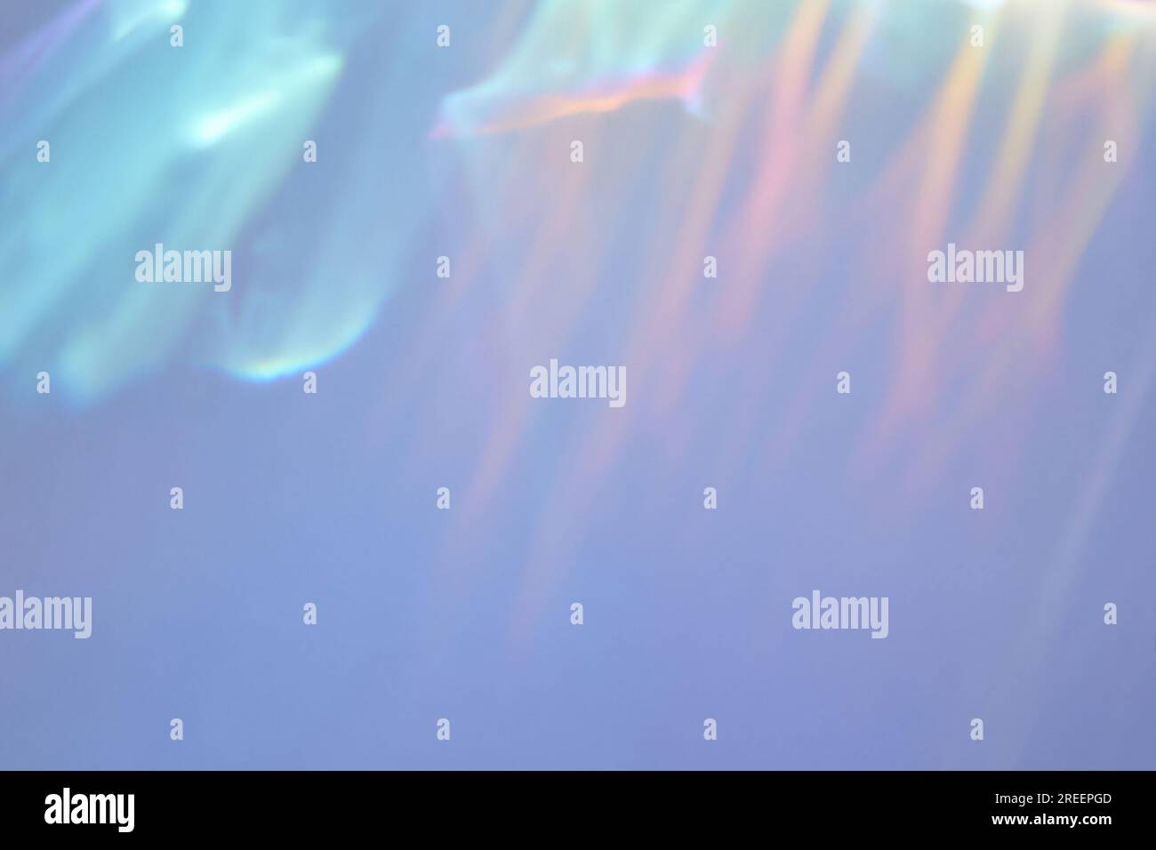 Abstract ethereal rainbow light overlay effect, holographic light ...