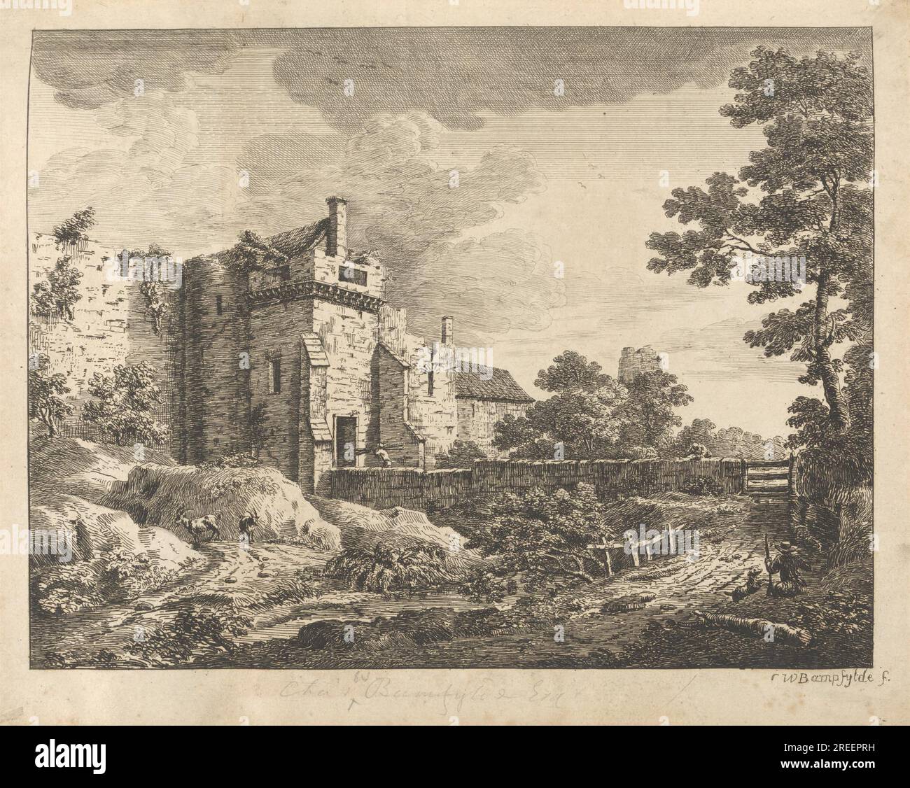 Collection of Prints by Notable Dilettanti circa 1763 by Coplestone ...