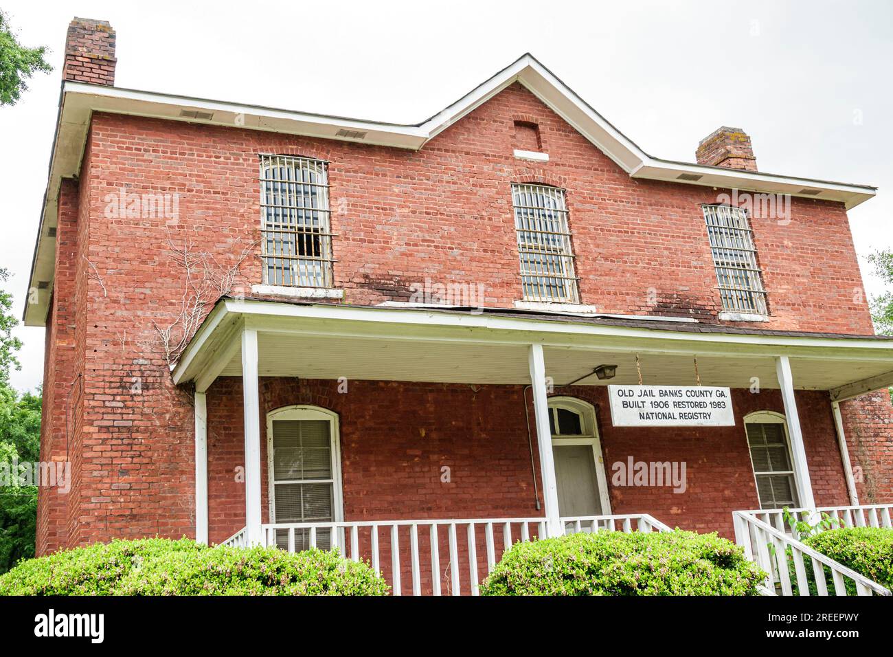 Homer Georgia,Banks County Old Jail,restored historic brick building ...