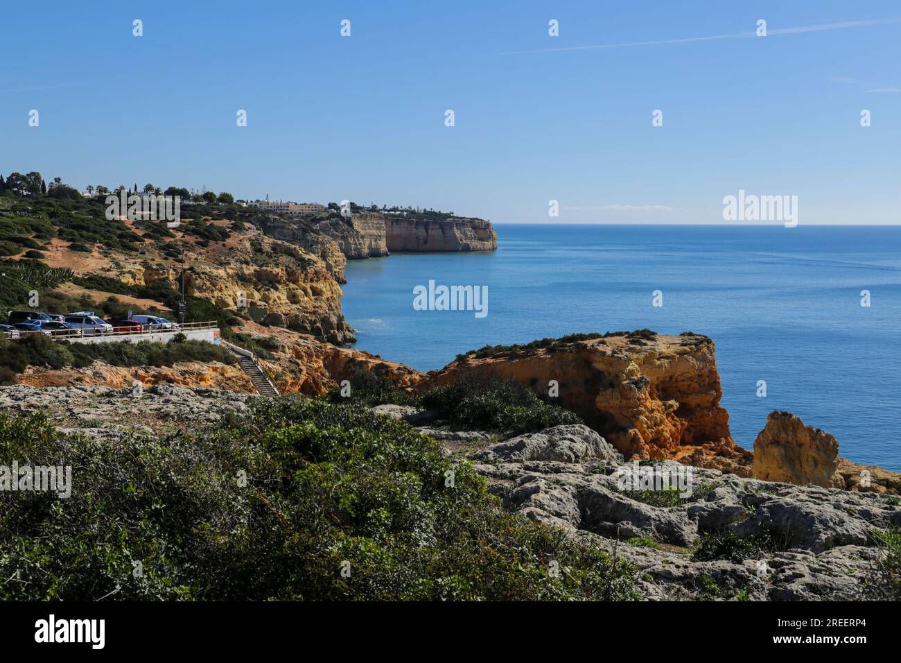 The Algar Seco caves, cliffs and the work of erosion in Carvoeiro ...