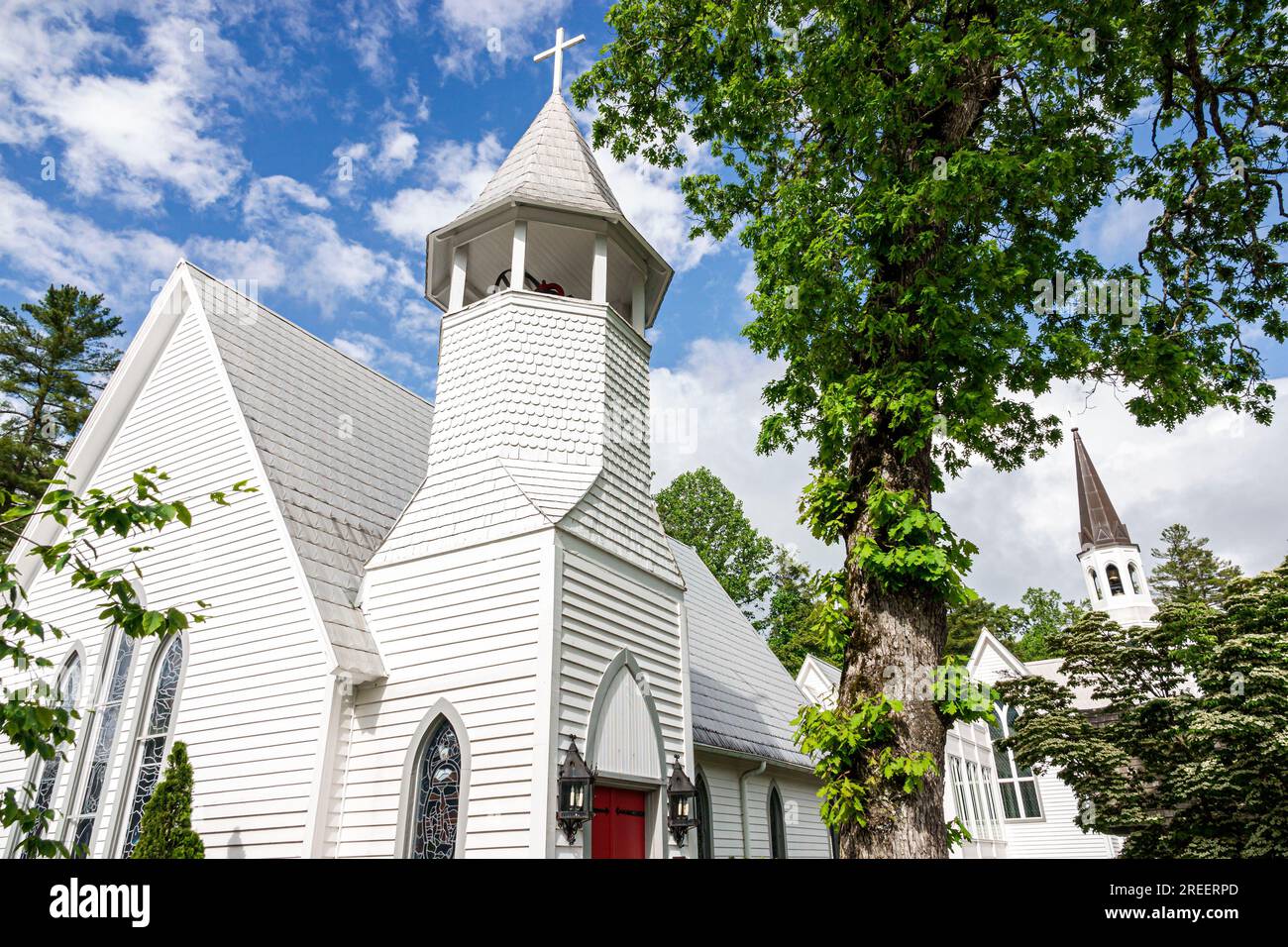 Highlands North Carolina,Episcopal Church of the Incarnation,outside ...