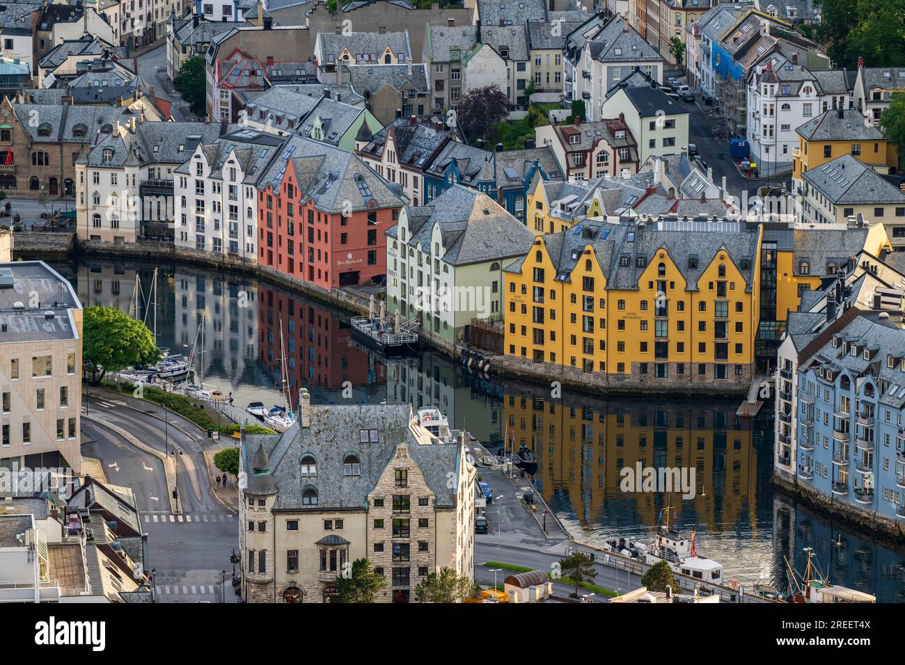 Alesund art nouveau building hi-res stock photography and images - Alamy