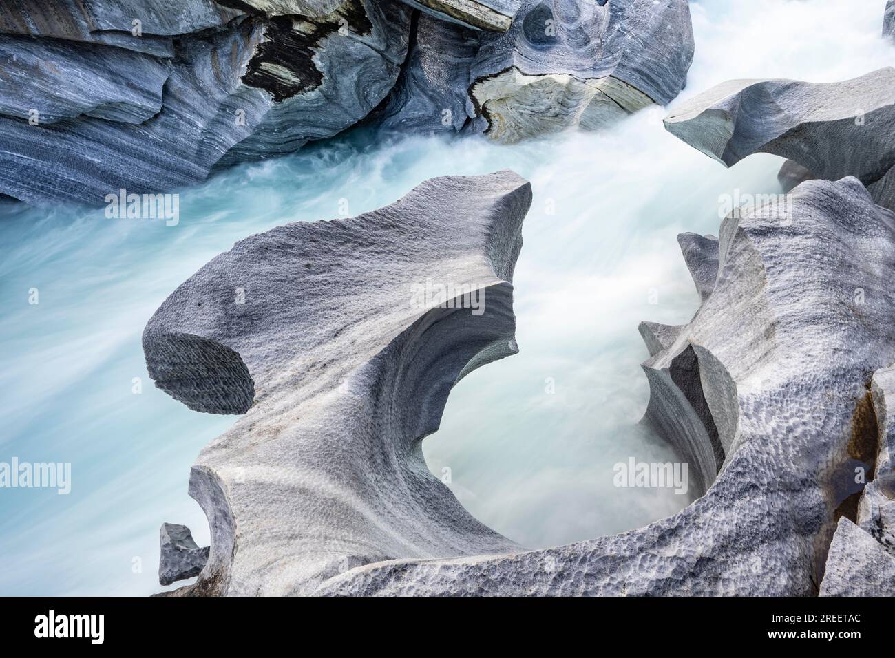 Marble Lottet, Marble Castle, Marble Gorge, Glomaga River, Mo I Rana ...