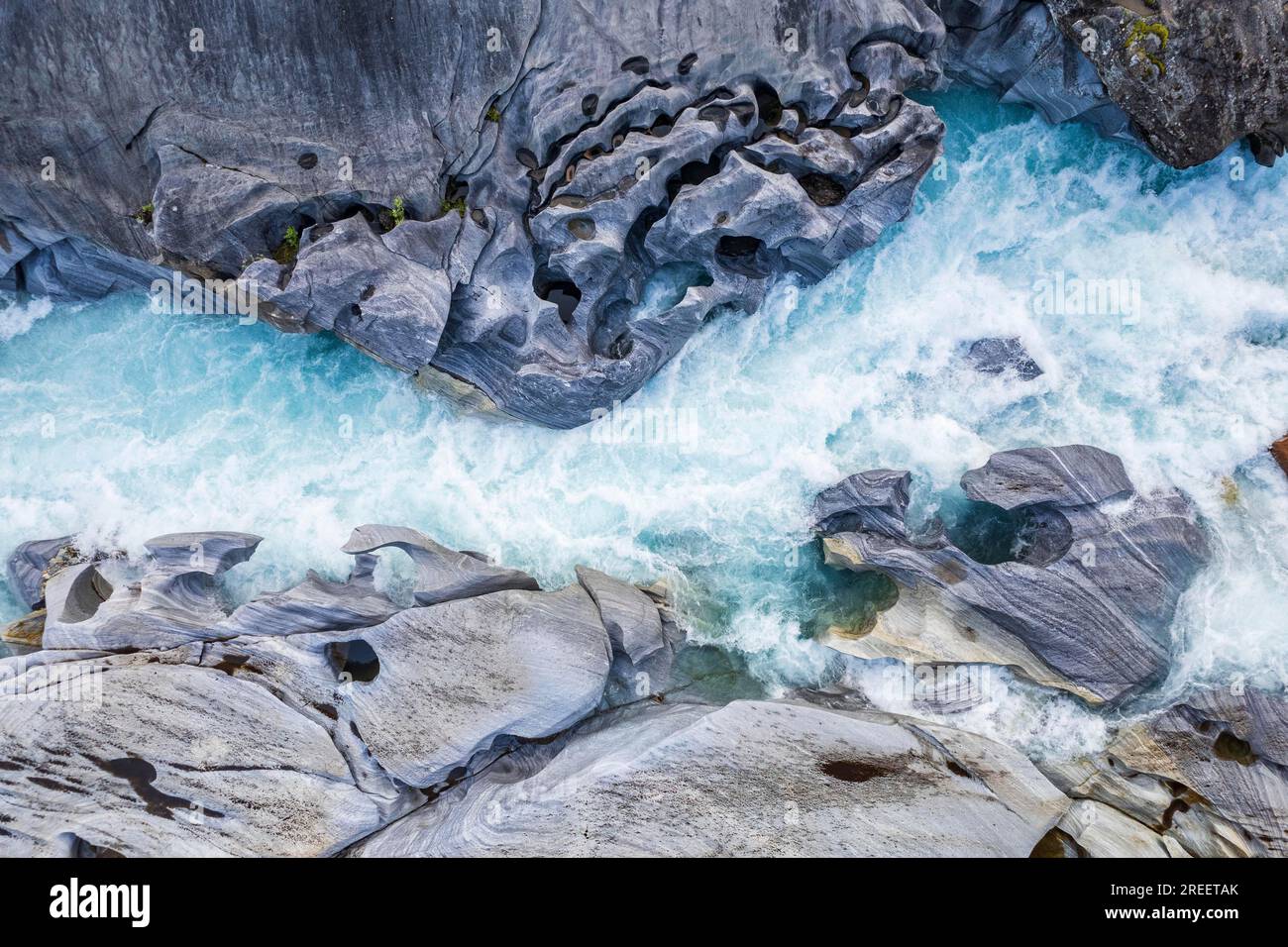 Marble Lottet, Marble Castle, Marble Gorge, Glomaga River, Mo I Rana ...