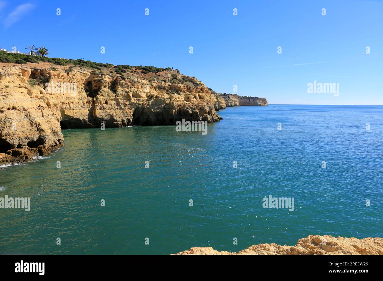 The Algar Seco caves, cliffs and the work of erosion in Carvoeiro ...