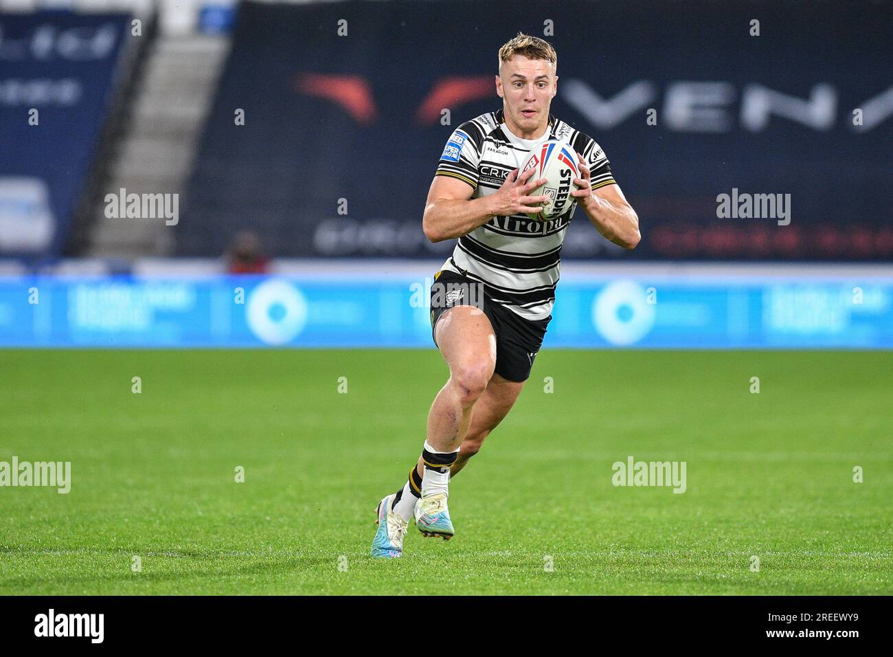 Huddersfield, England - 27th July 2023 - Jake Trueman of Hull FC in ...
