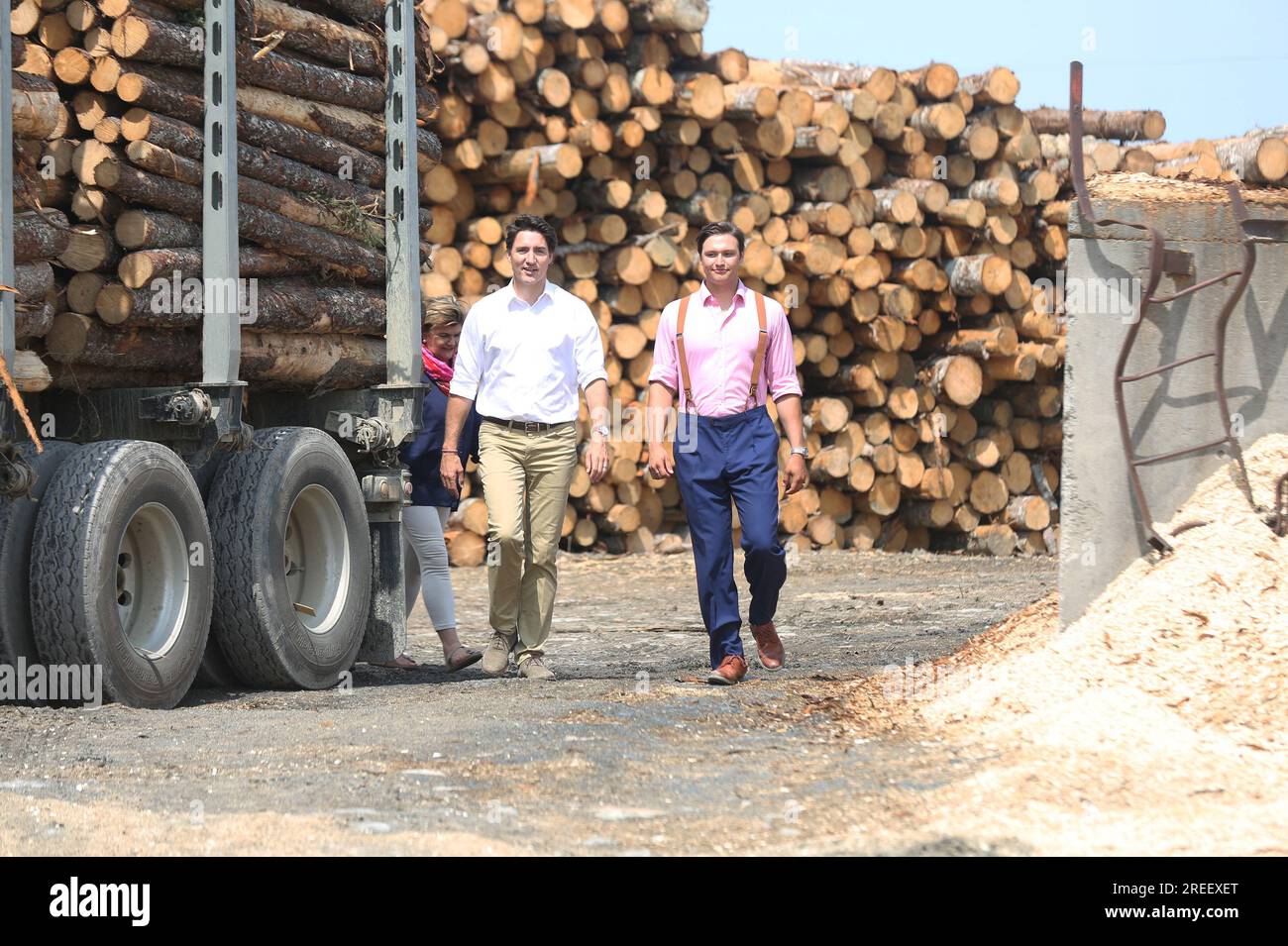 Summerford, Canada. 27th July, 2023. Prime Minister Justin Trudeau ...