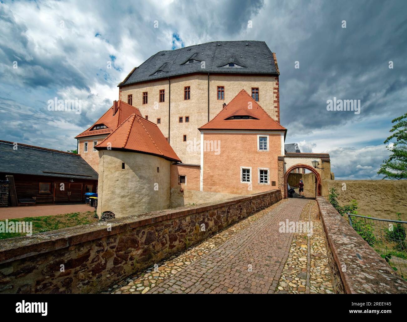 Mildenstein Castle, Leisnig, Saxony, Germany Stock Photo - Alamy