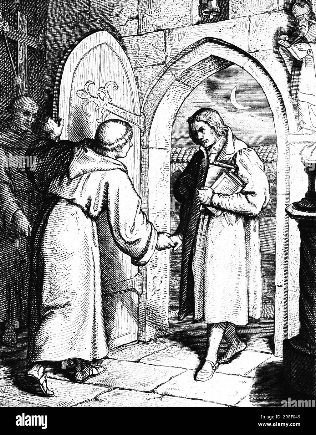 Martin Luther enters the monastery of the Augustinian hermits in 1505 ...