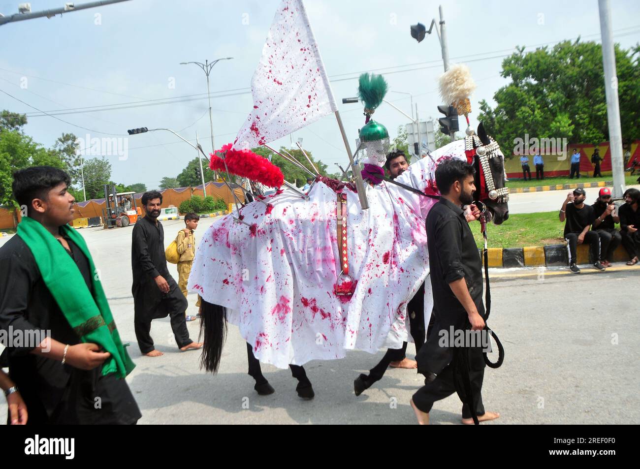 Islamabad, Capital, Pakistan. 27th July, 2023. Shia Muslims march ...