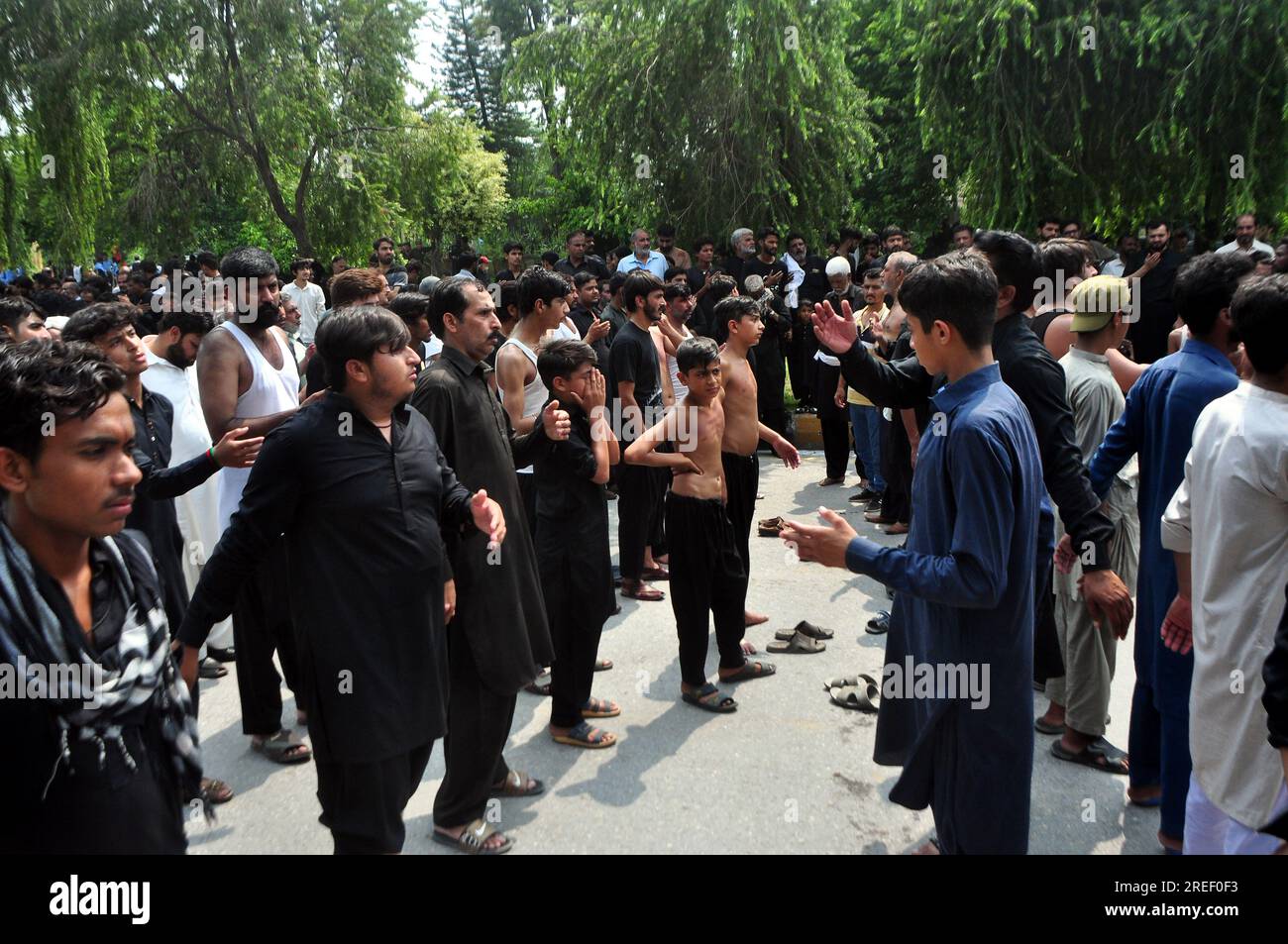 Islamabad, Capital, Pakistan. 27th July, 2023. Shia Muslims march ...