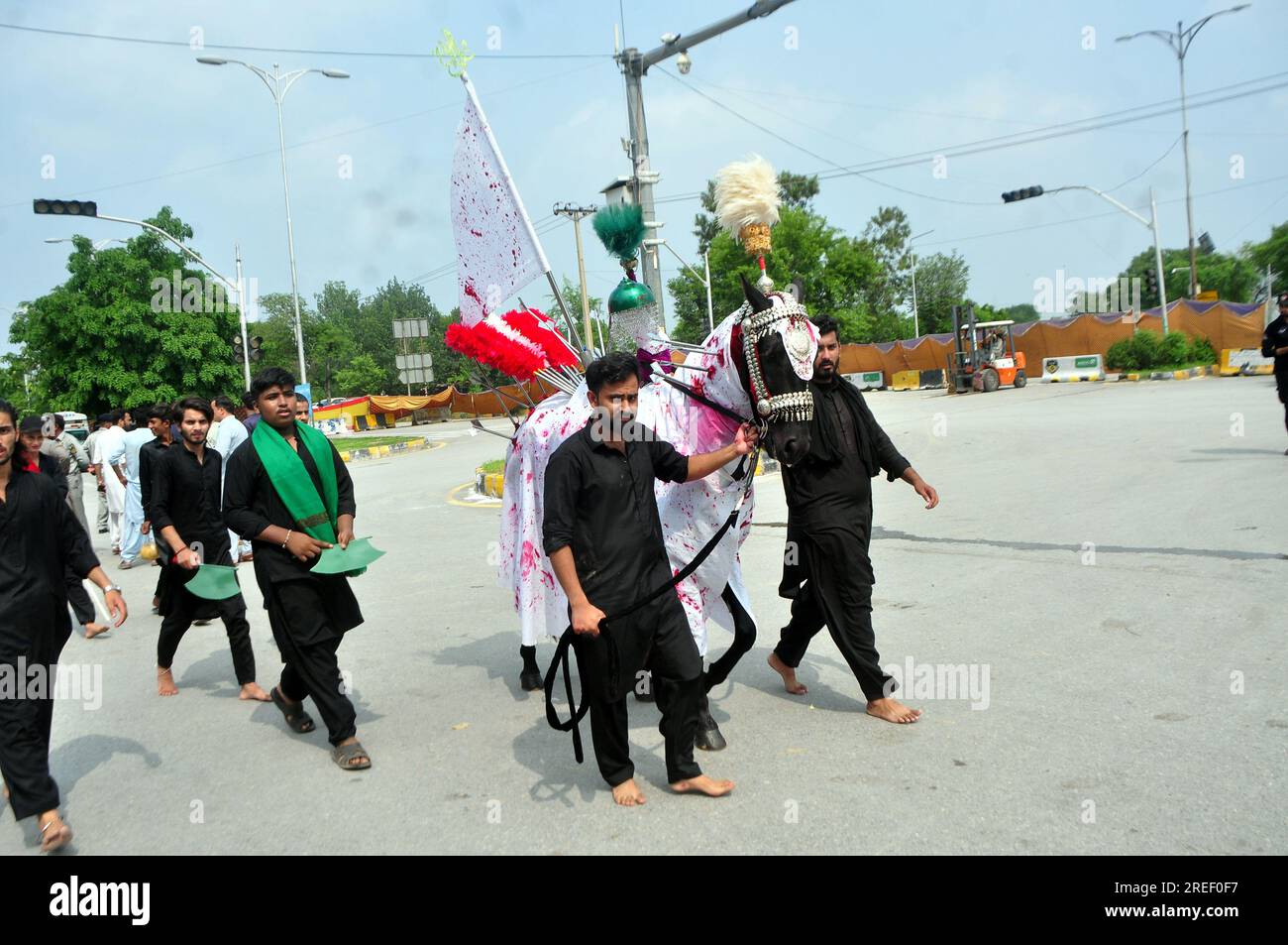 Islamabad, Capital, Pakistan. 27th July, 2023. Shia Muslims march ...