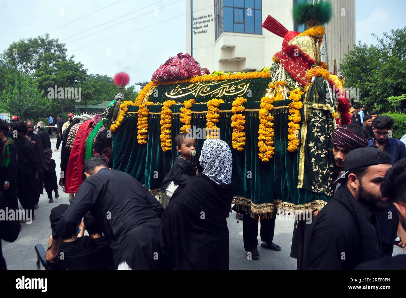 Islamabad, Capital, Pakistan. 27th July, 2023. Shia Muslims march ...