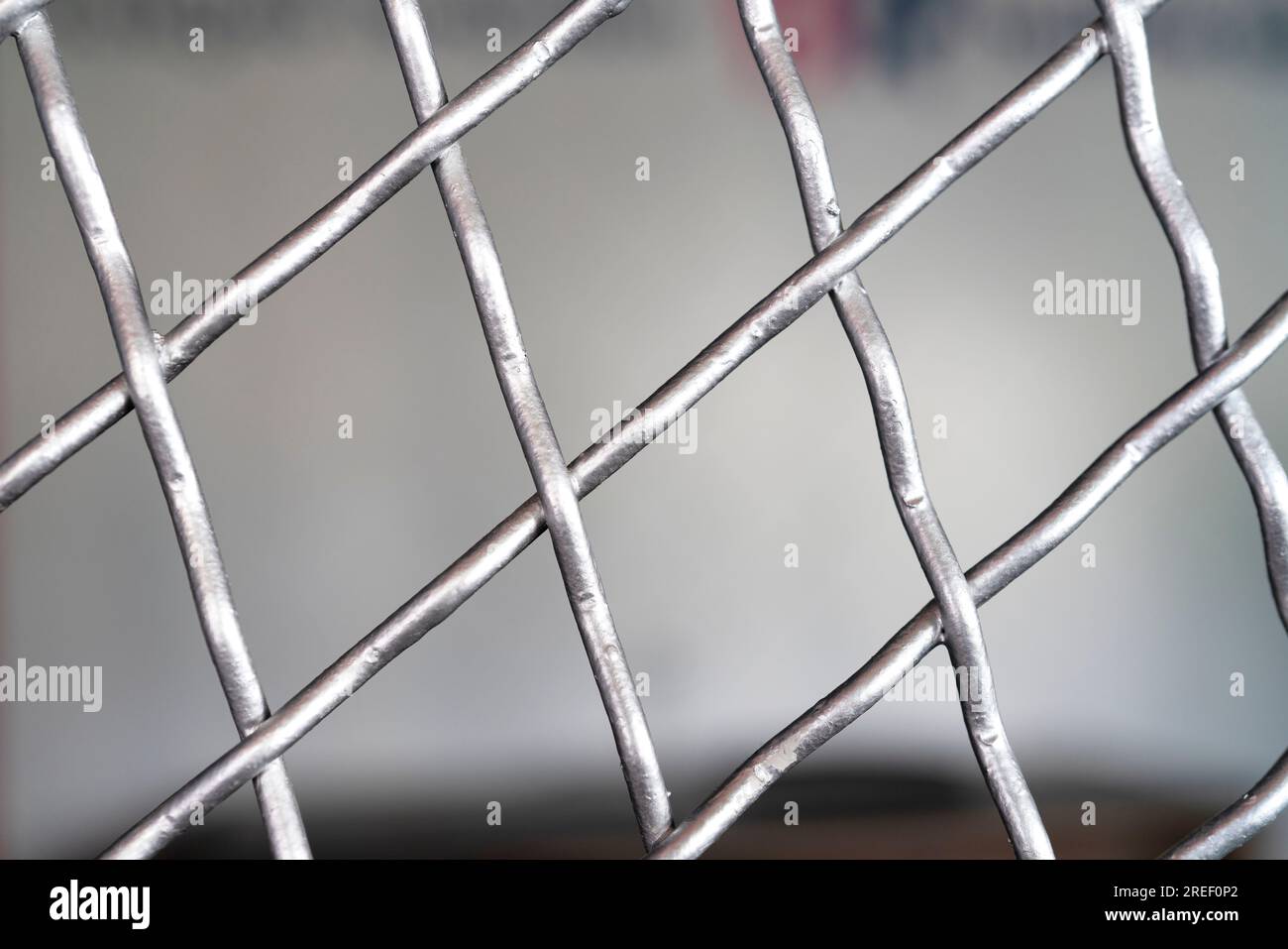 metalic silver grille for concept idea and background inspiraiton Stock ...