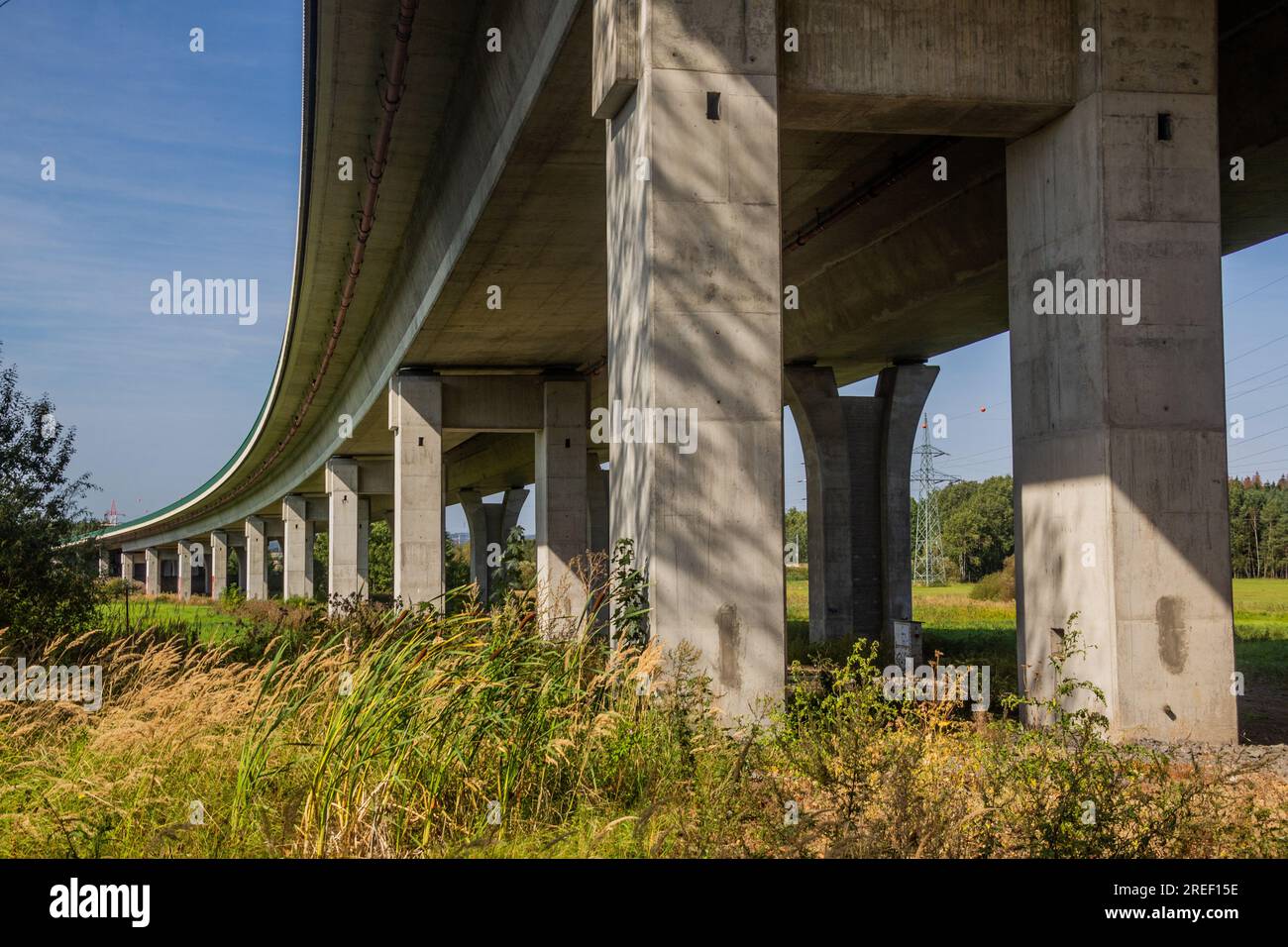 Bridge of D3 expressway at Tabor town bypass, Czech Republic Stock ...