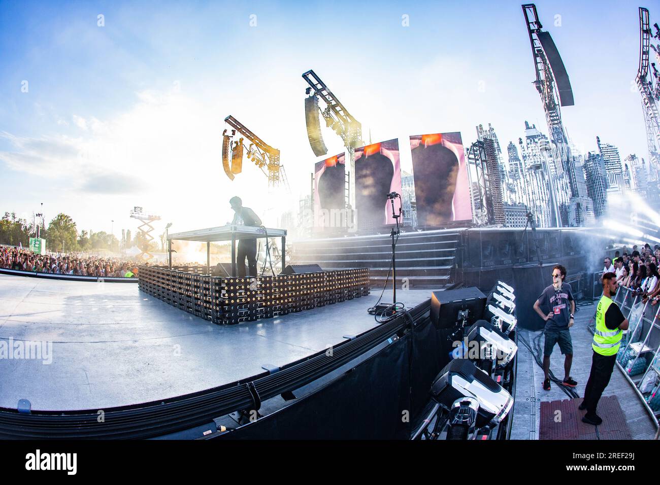 Milan, Italy. 27th July, 2023. The Haitian-Canadian record producer ...