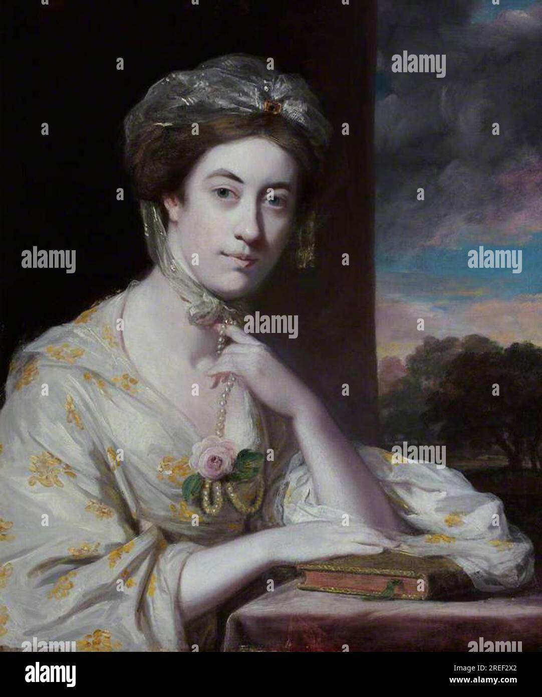 Mrs John Hope, 1742 - 1767. circa 1763 by Joshua Reynolds Stock Photo ...