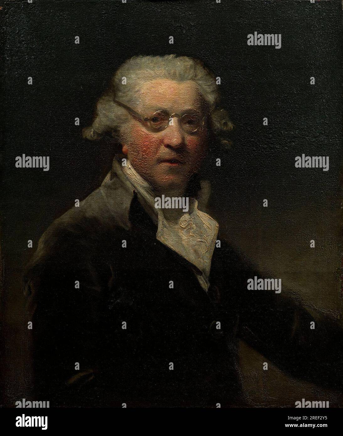 Self-portrait 1788 by Joshua Reynolds Stock Photo - Alamy