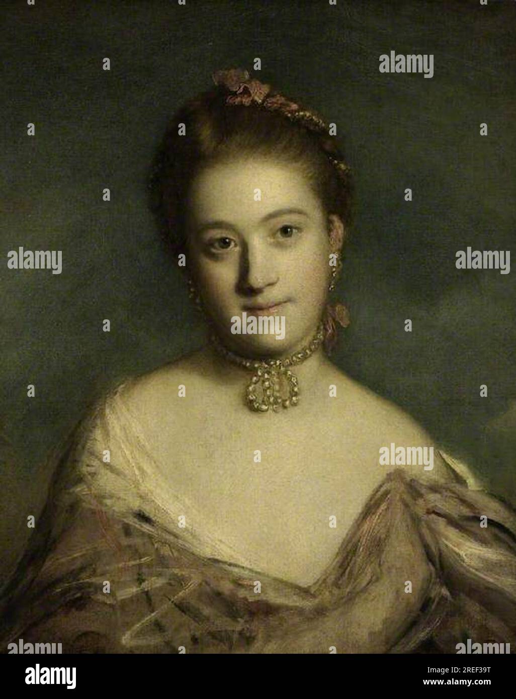 Mrs Angelo 1760 by Joshua Reynolds Stock Photo - Alamy