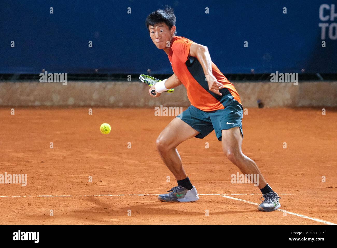 Verona, Italy. 27th July, 2023. Chun-Hsin Tseng in action during ...