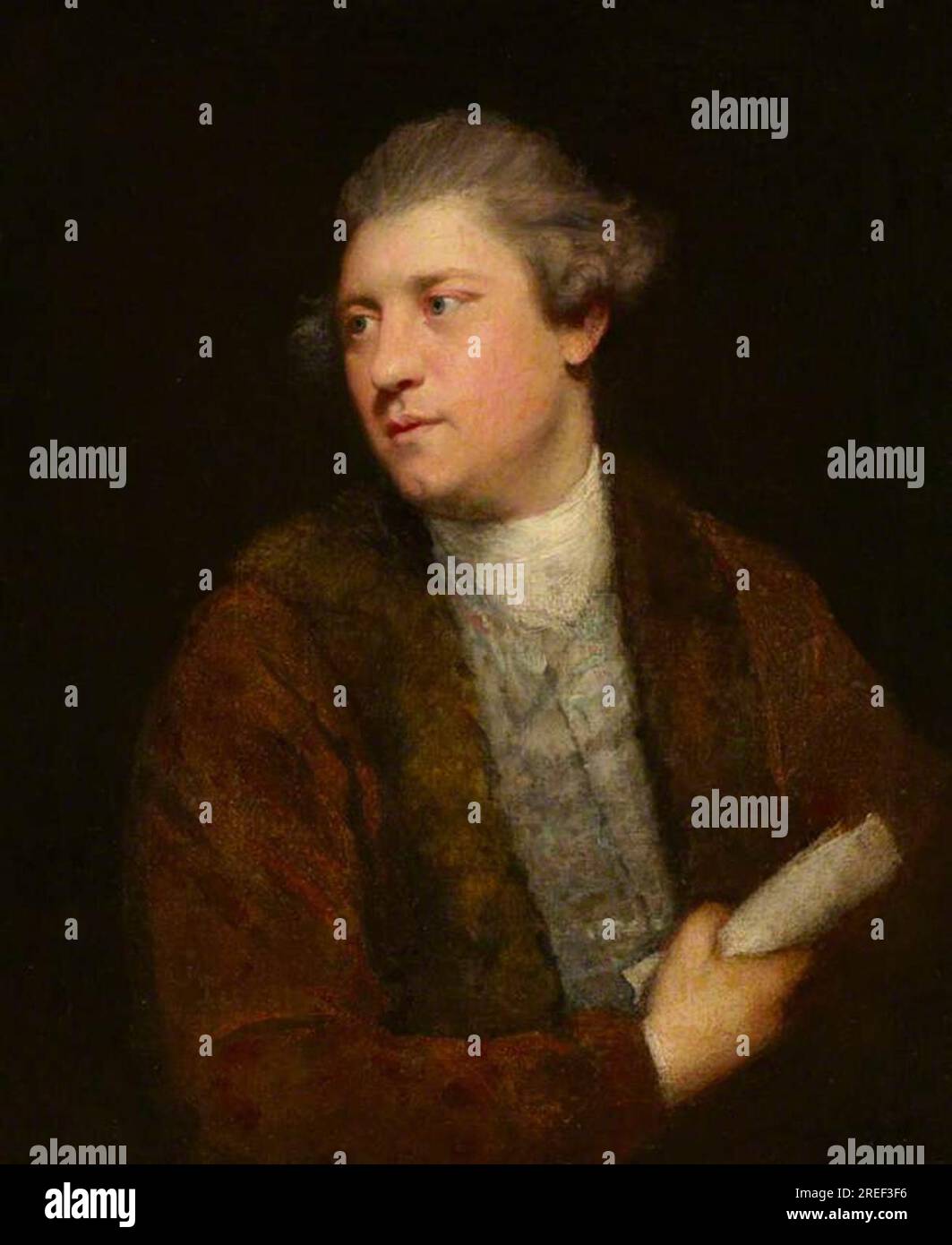 James 'Ossian' Macpherson MP (1736-1796) 1772 by Joshua Reynolds Stock ...