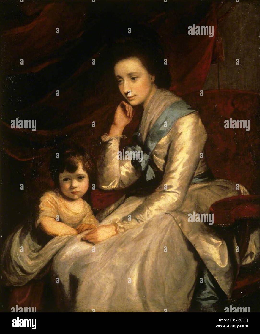 The Hon. Theresa Robinson, Mrs Parker (1744-1775), and her Son, John ...