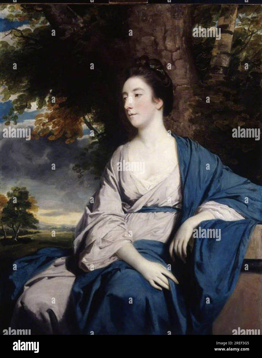 The Hon. Mary Vernon, Mrs George (Adams) Anson (1739-1843) 1764 by ...