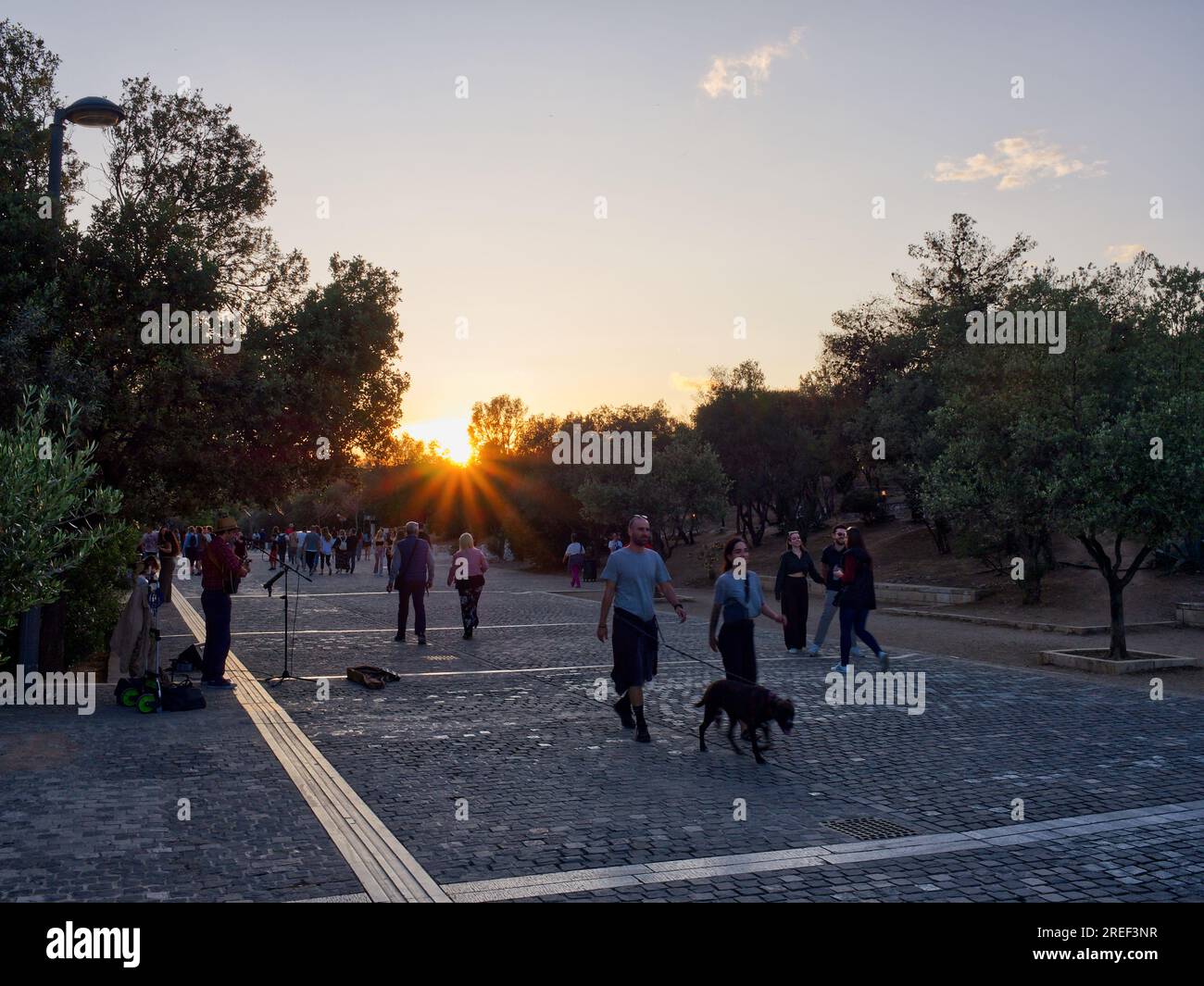 Dionysiou areopagitou street and greece hi-res stock photography and ...