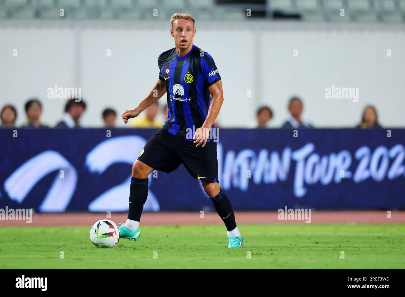 Osaka, Japan. 27th July, 2023. Davide Frattesi (Inter) Football/Soccer ...