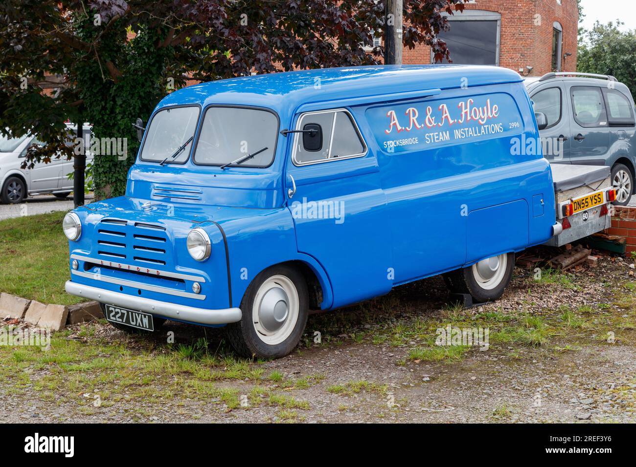 A Bedford CA Van at Shardlow Stock Photo - Alamy