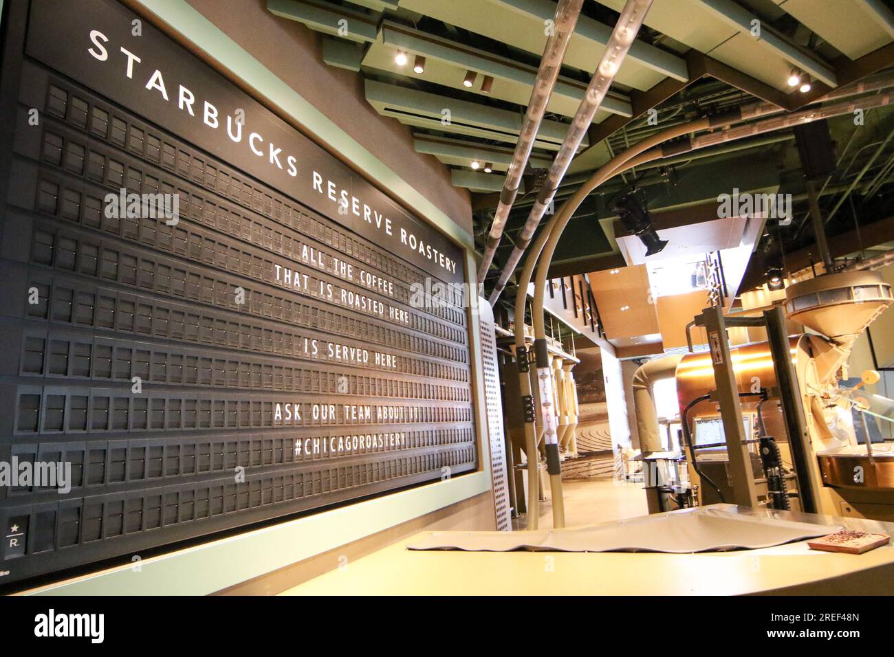 The clacker board is visible as soon as customers walk through the ...