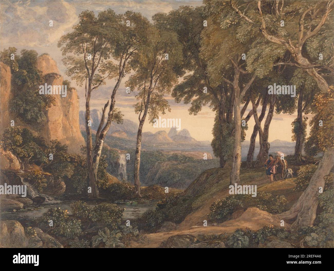 Classical Scene by Francis Oliver Finch Stock Photo - Alamy