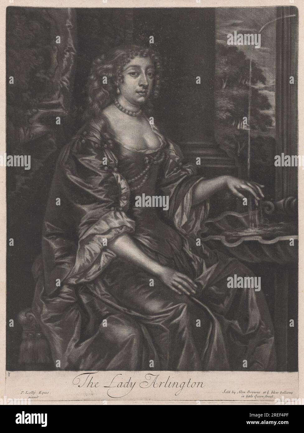 The Lady Arlington by Alexander Browne Stock Photo - Alamy