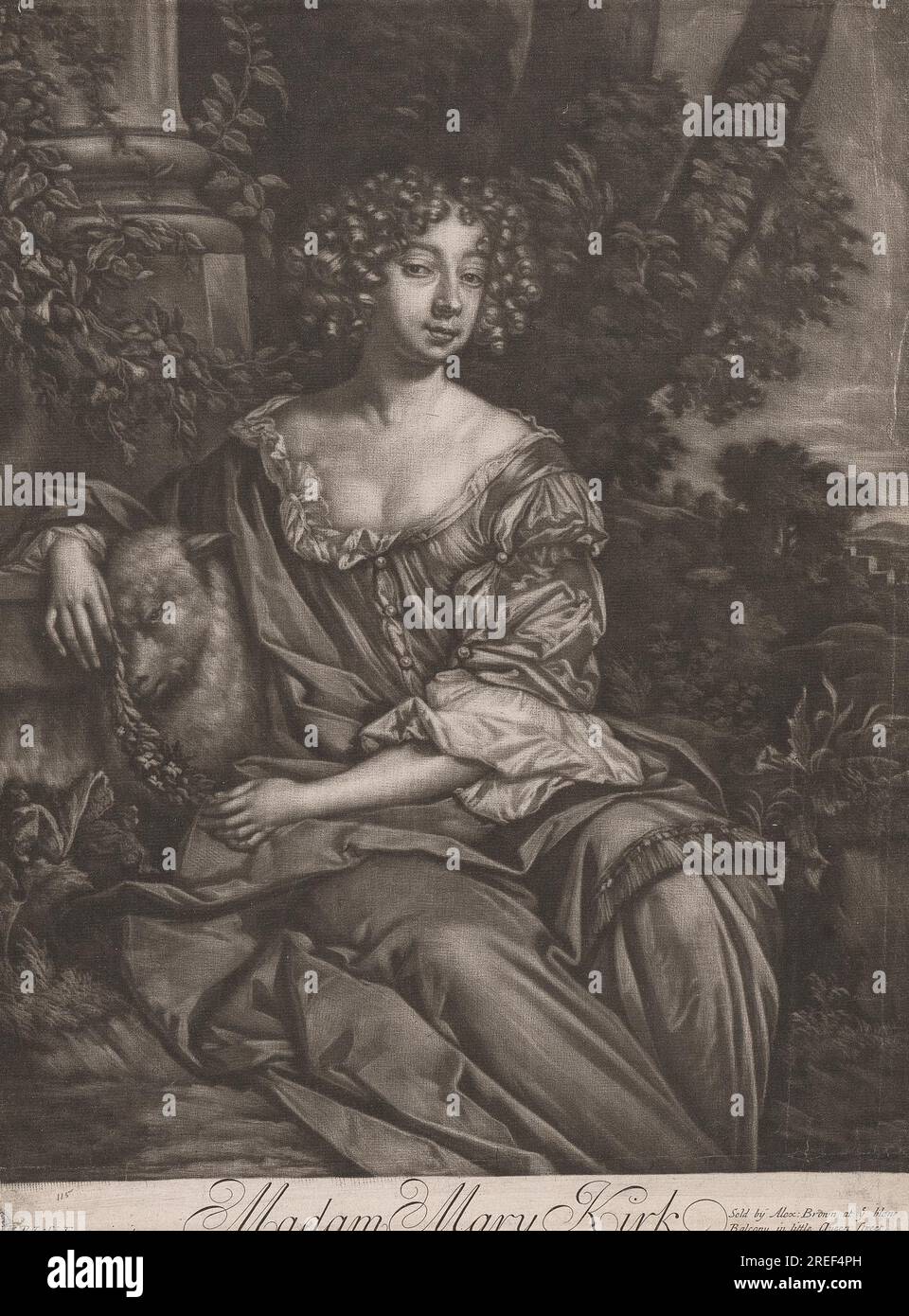 Madam Mary Kirk by Alexander Browne Stock Photo - Alamy