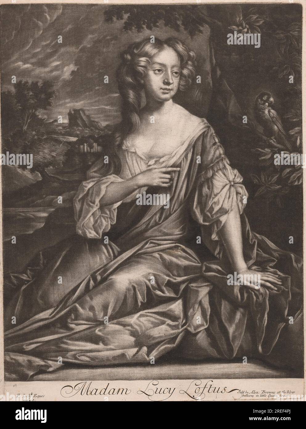 Madam Lucy Loftus by Alexander Browne Stock Photo - Alamy