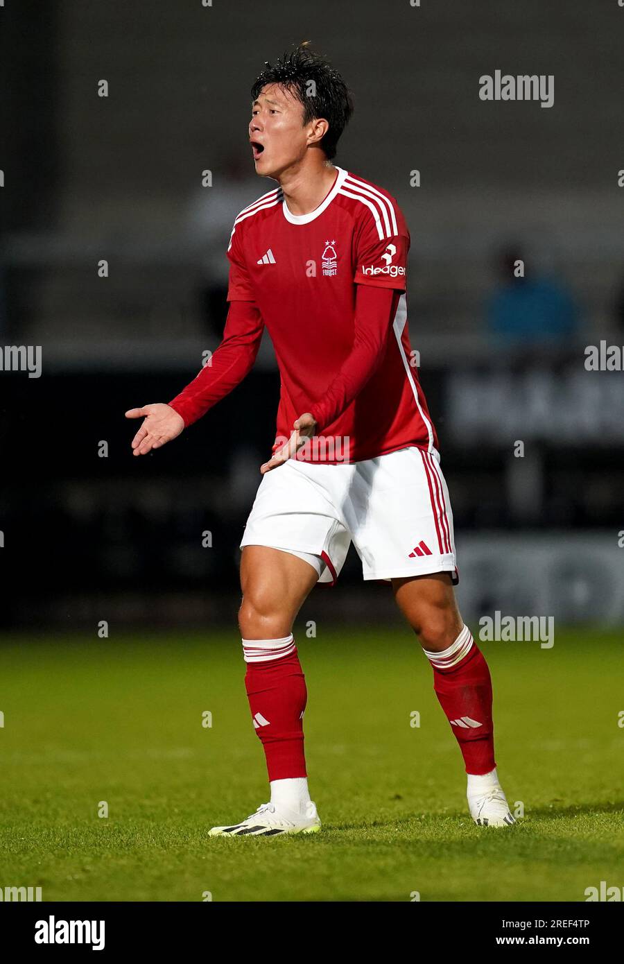 Nottingham Forest’s Hwang Ui-jo during the pre-season friendly match at ...