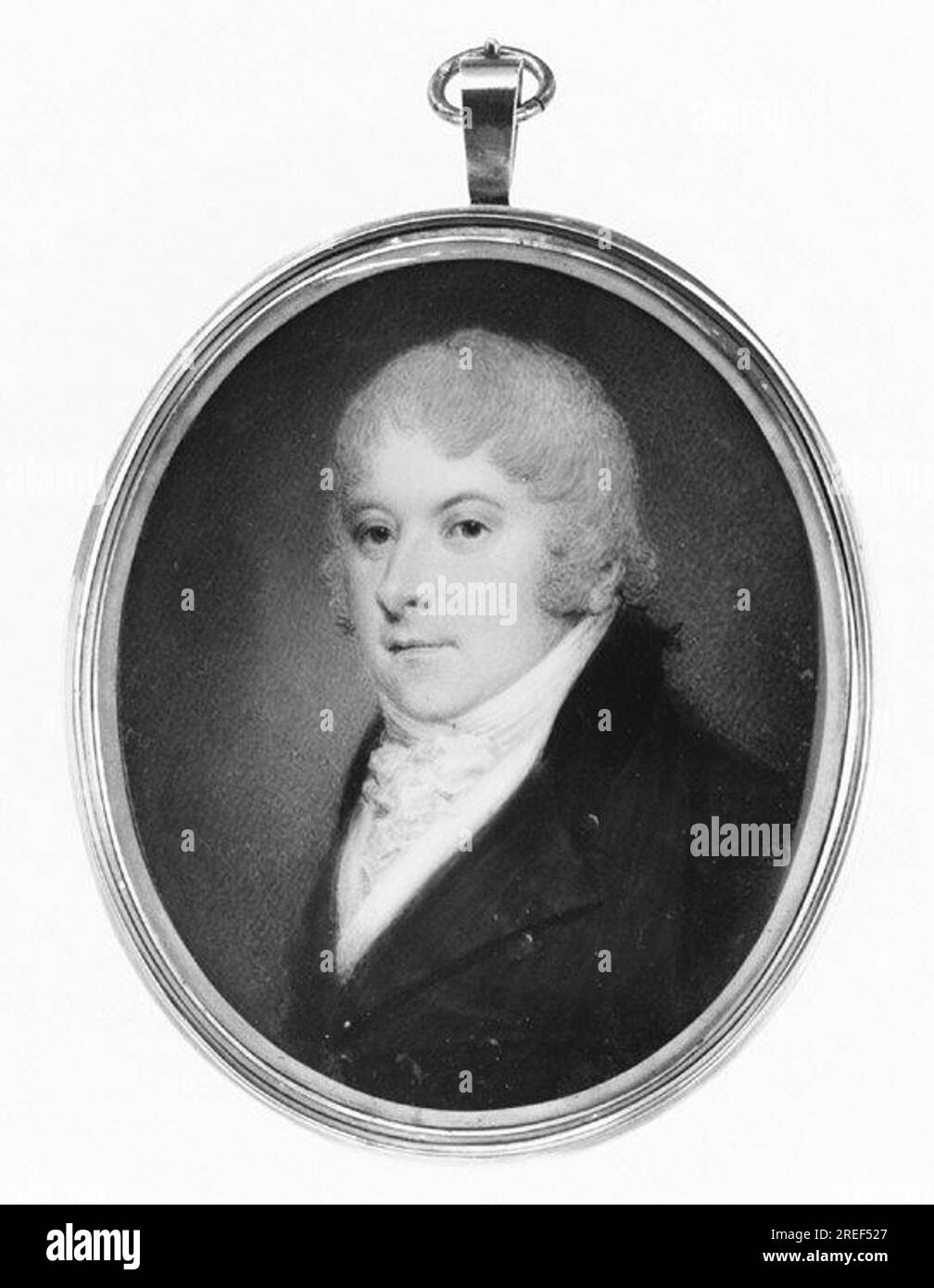 Portrait of a Man probably ca. 1800 by Samuel Shelley Stock Photo - Alamy