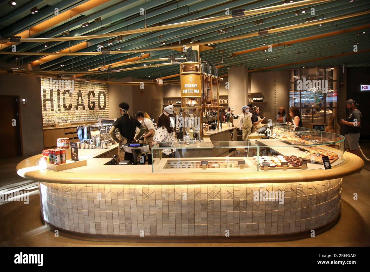 The first floor Reserve Coffee Bar at the five-story 35,000 square foot ...
