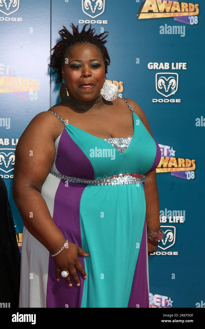Crystal Aikin arriving at the BET Awards at the Shrine Auditorium in ...
