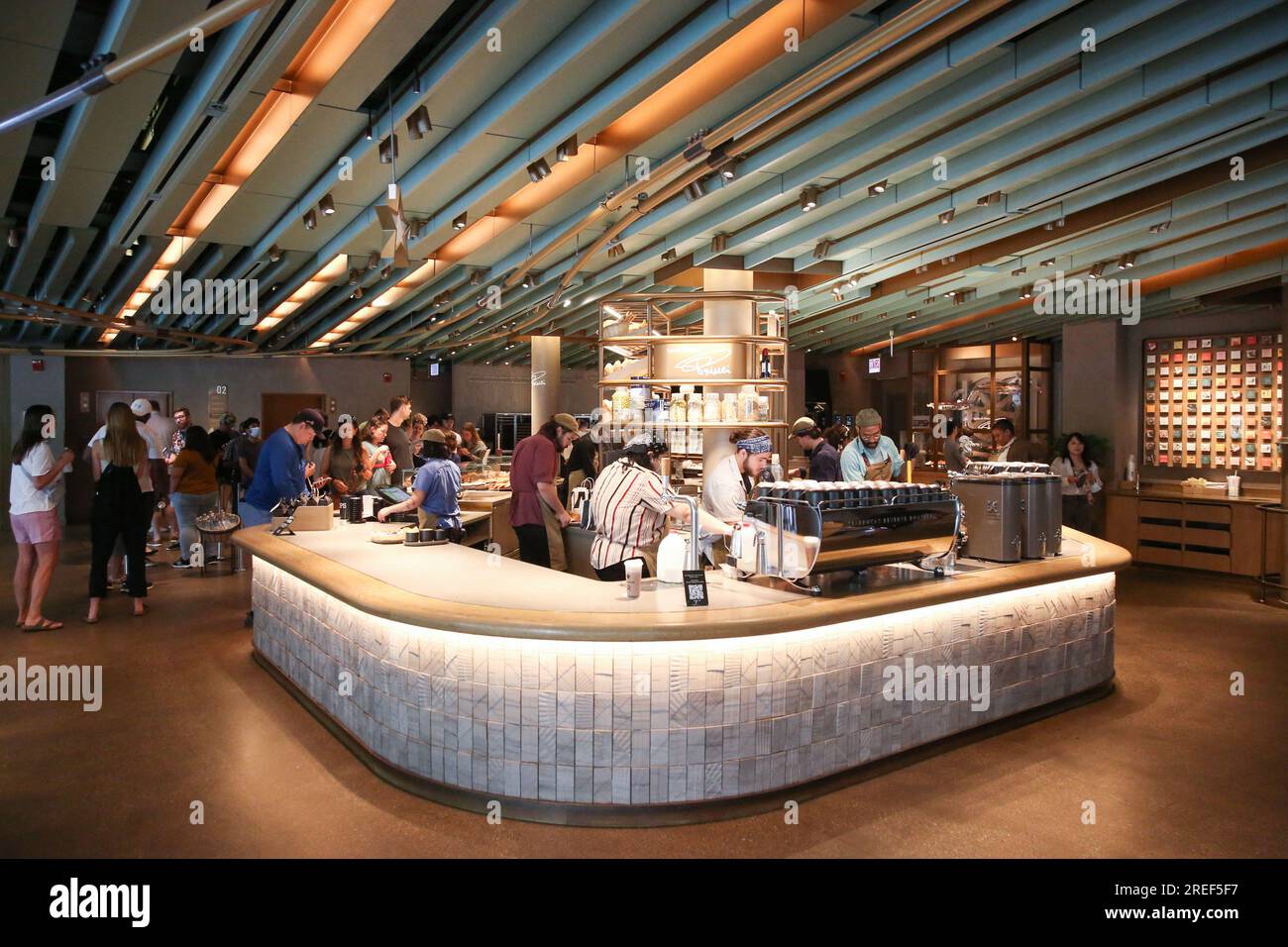 The first floor Reserve Coffee Bar at the five-story 35,000 square foot ...