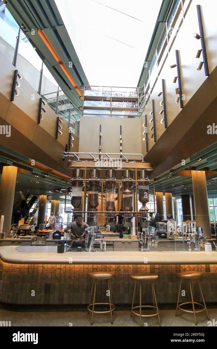 The first floor Reserve Coffee Bar at the five-story 35,000 square foot ...