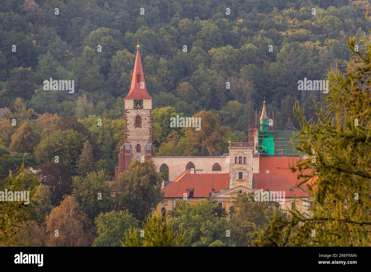 View of Sazava Monastery, Czech Republic Stock Photo - Alamy