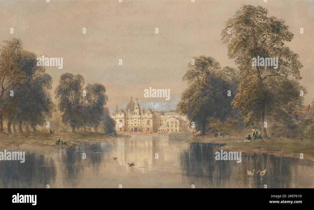 The Horse Guards From the Bridge, St. James's Park 1833 by Joseph ...