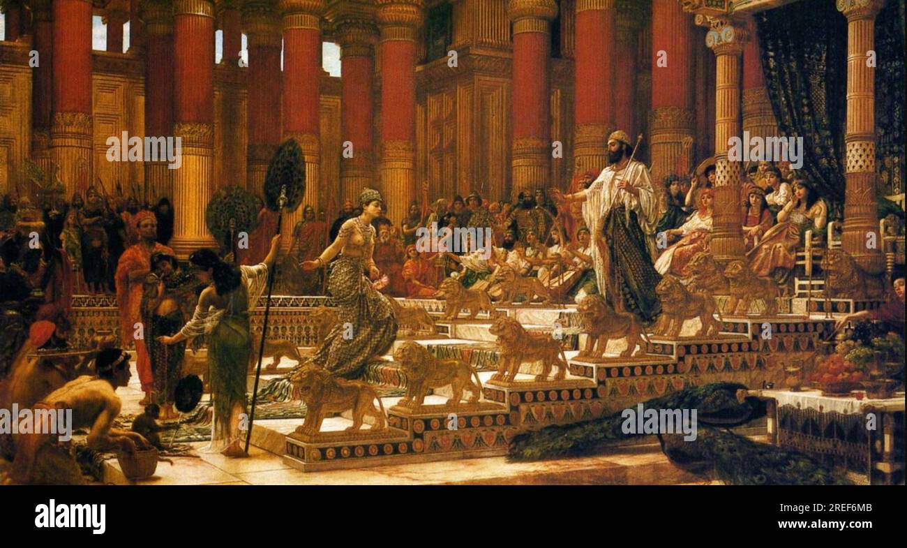 King Solomon And The Queen Of Sheba In The Bible