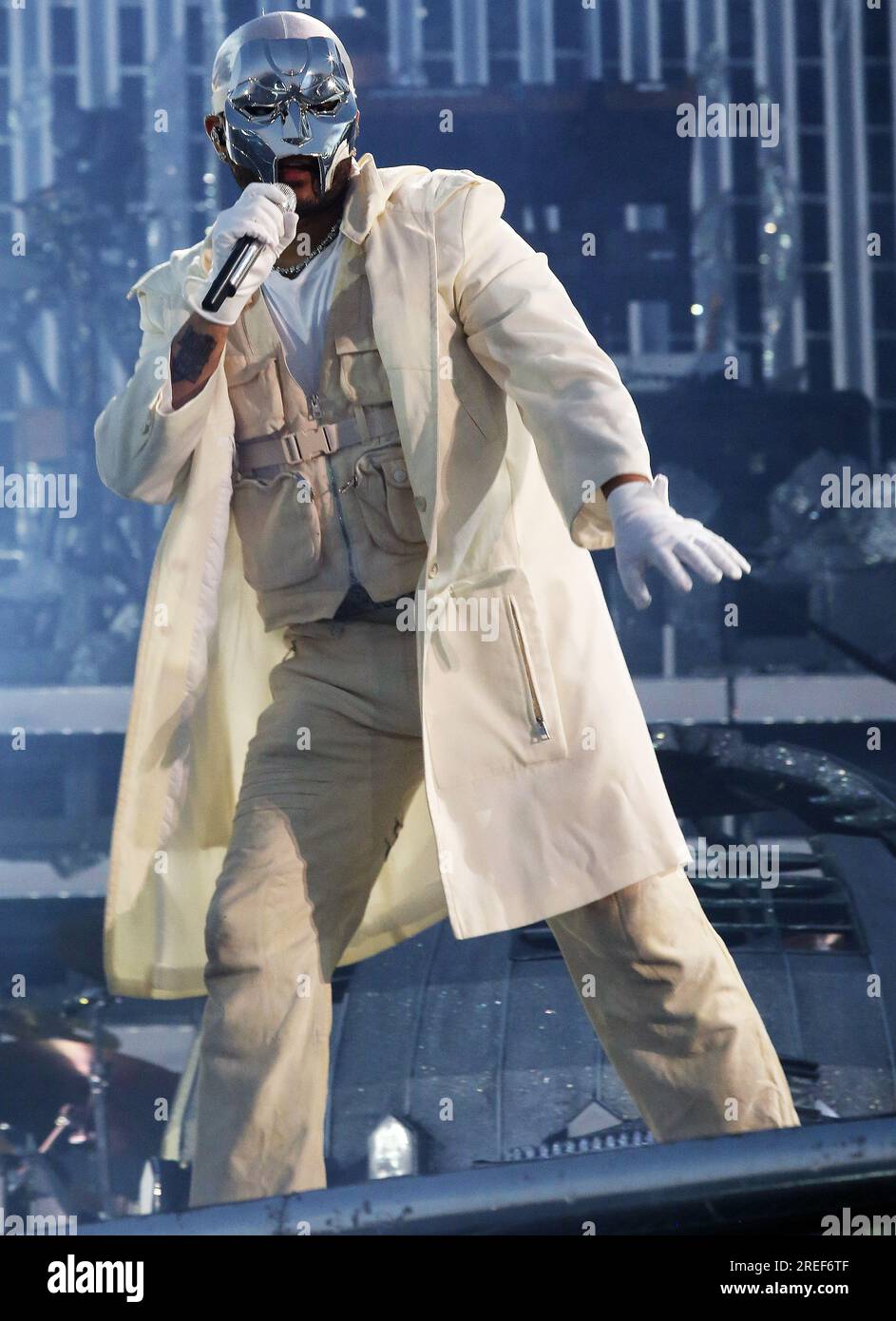 Milan, It. 27th July, 2023. The Weeknd in concert at the La Maura ...