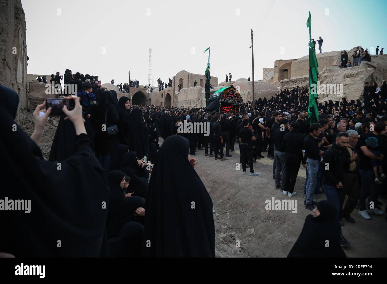 July 27, 2023, Qurtan village, Isfahan, Iran: Iranian Shiite Muslims ...