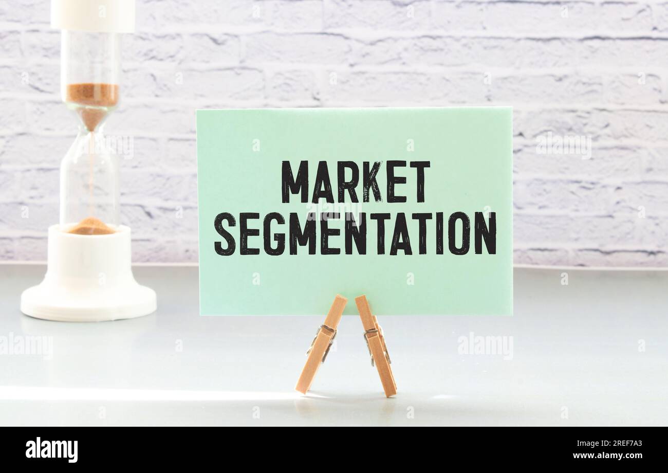Market segmentation hi-res stock photography and images - Alamy