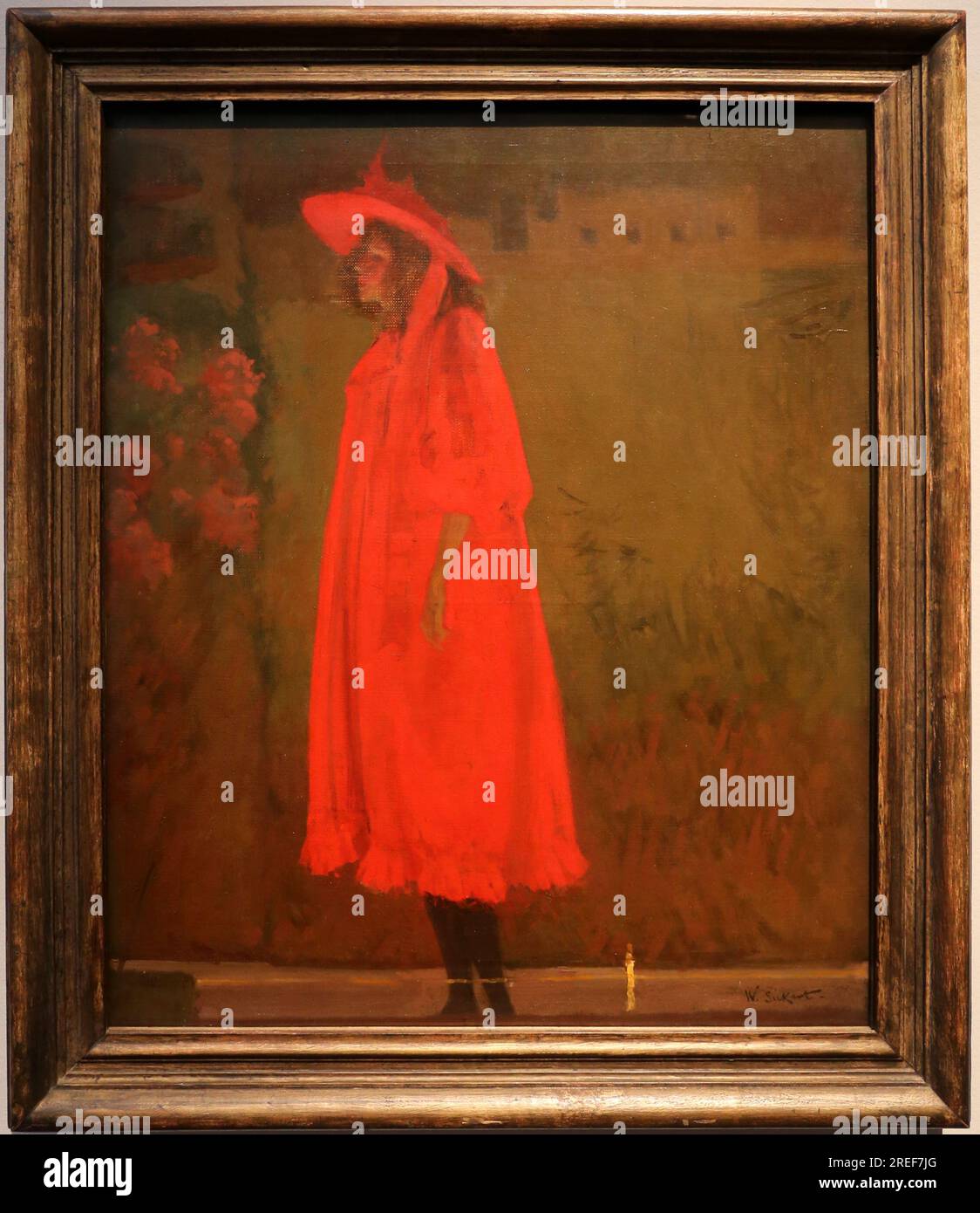 Minnie Cunningham at the Old Bedford 1892 by Walter Sickert Stock Photo ...