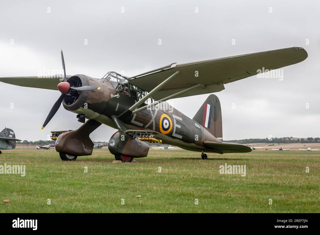 Westland Lysander aeroplane Stock Photo - Alamy