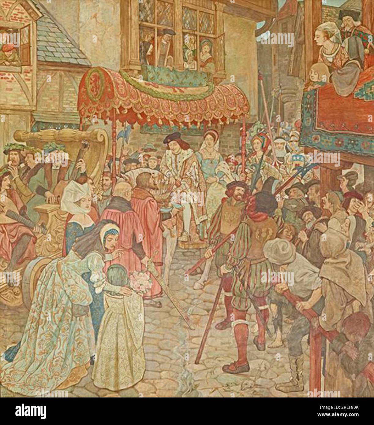 The Marriage Procession of James IV and Margaret Tudor Edinburgh A.D ...